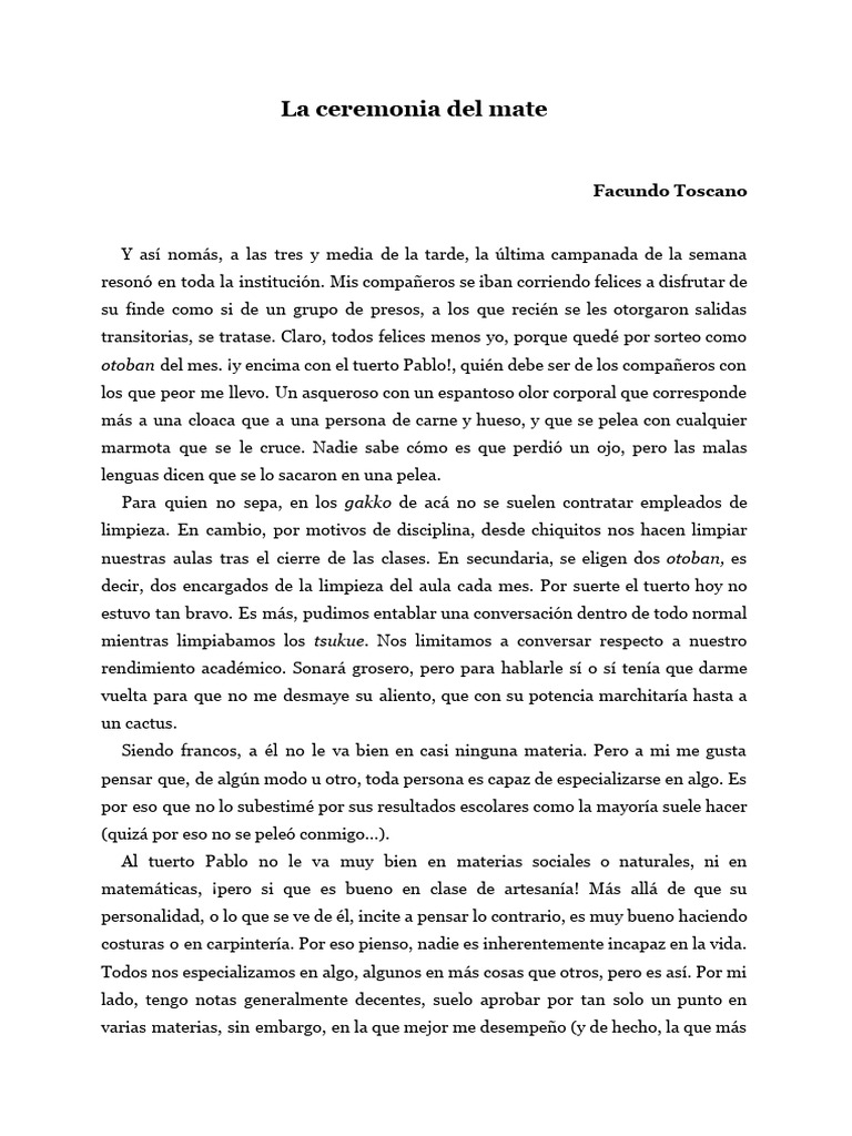 Facundo Toscano Pdf