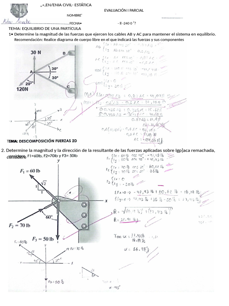 Prueba Parcial Mateo Masache | PDF