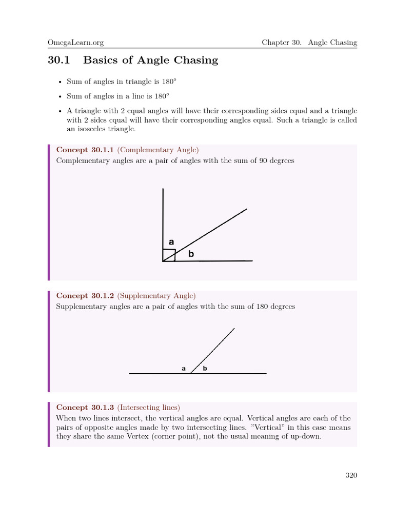Chapter 30. Angle Chasing | PDF | Triangle | Circle