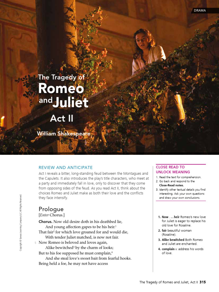 ACT II Text | PDF | Characters In Romeo And Juliet