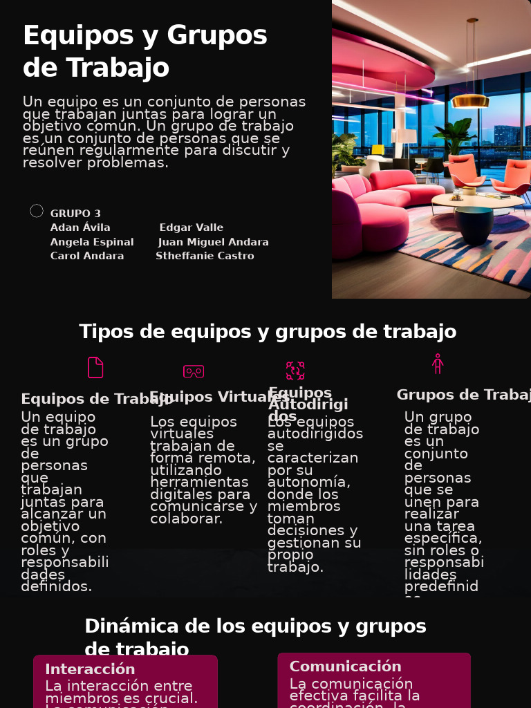 GRUPO 3 Equipos y Grupos de Trabajo | PDF | Liderazgo | Motivación