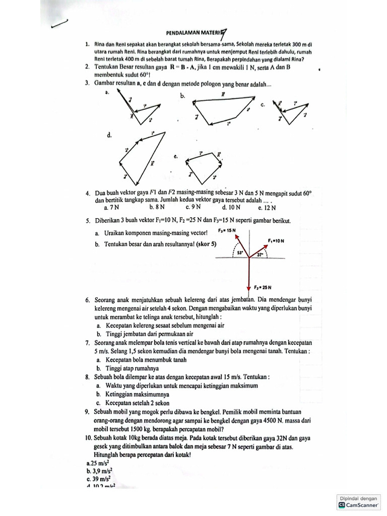 Latihan Soal Fisika Kelas XI | PDF