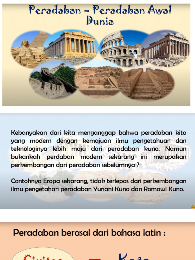 Sejarah Peradaban Dunia | PDF