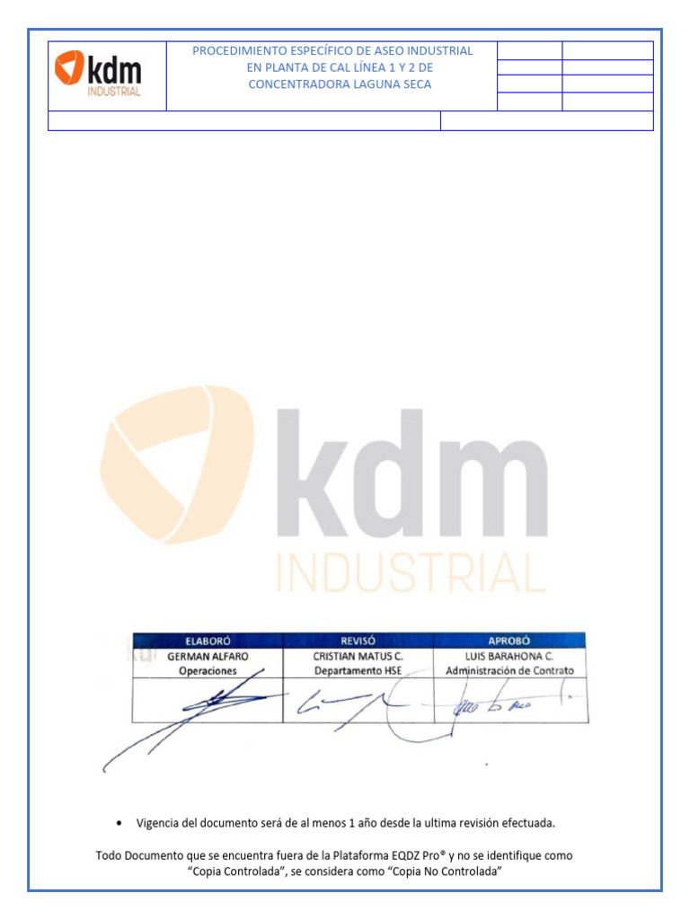 P-MEL02-010 Procedimiento especÃ­fico de aseo industrial en planta de ...
