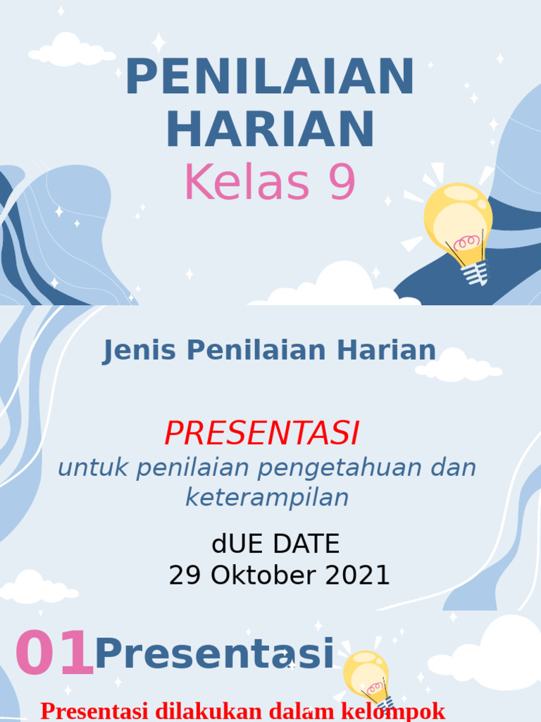 Penilaian Harian 3 Kelas 9B | PDF
