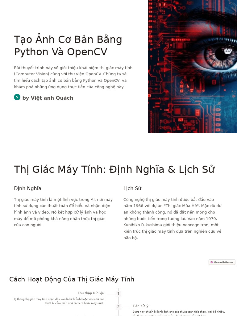 Tao-Anh-Co-Ban-Bang-Python-Va-OpenCV | PDF
