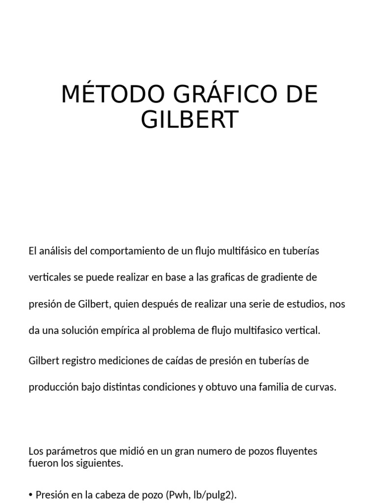 Metodo Grafico de Gilbert | PDF