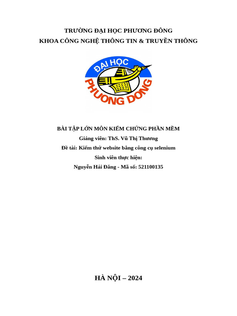 521100135 - Nguyễn Hải Đăng ktpm | PDF