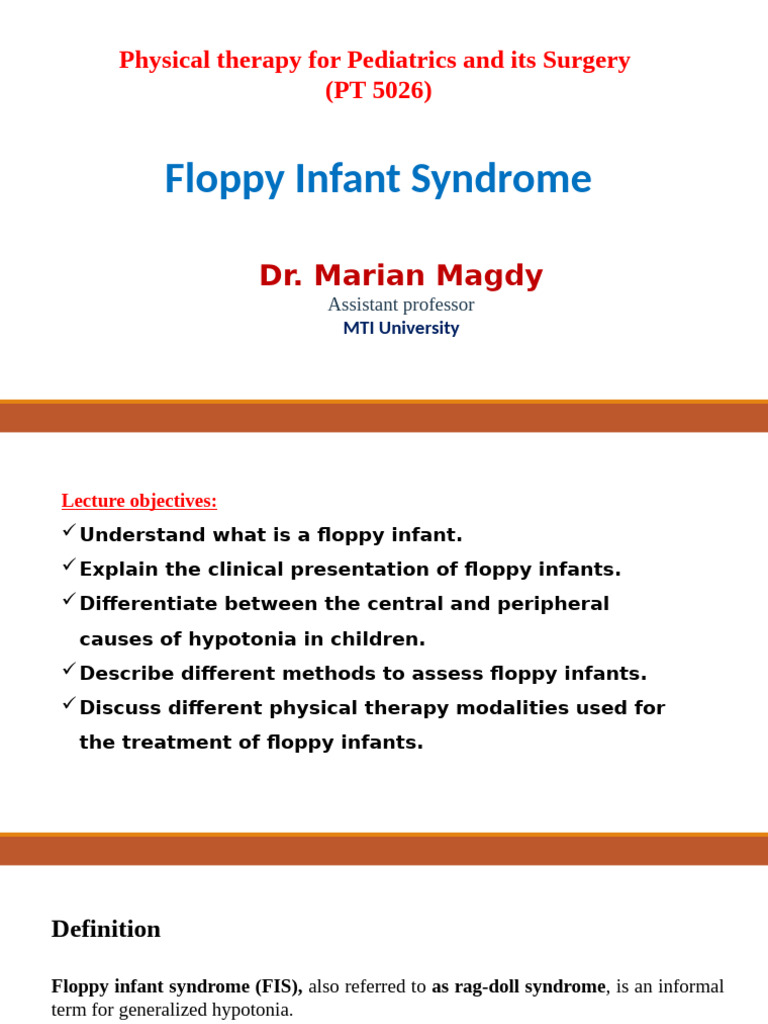 Floppy Infant | PDF | Anatomical Terms Of Motion | Nervous System