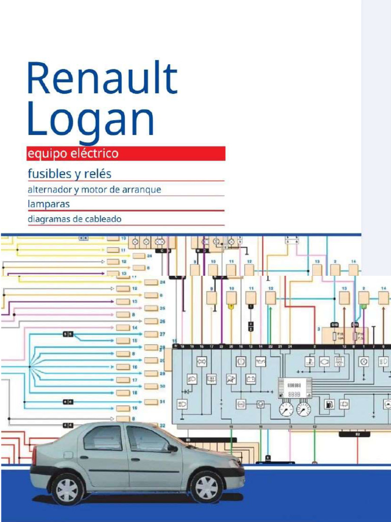 Réles, Fusibles y Diagramas Electricos Renault Logan | PDF