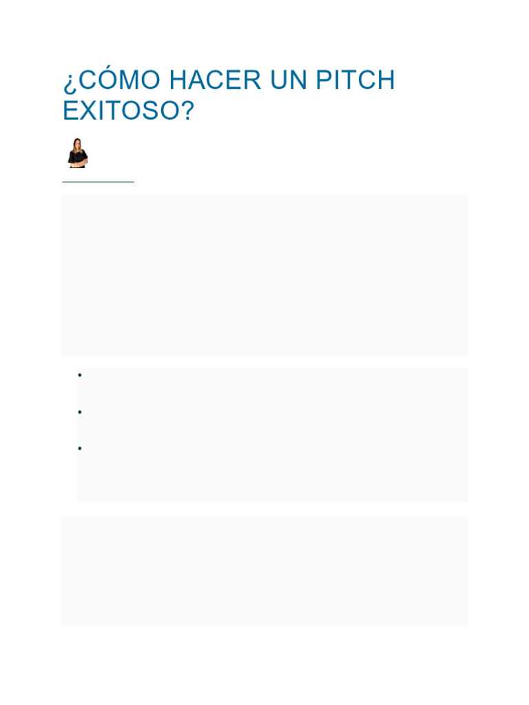 S16 Material Complementario - Cómo Hacer Un Pitch Exitoso | PDF | Diseño