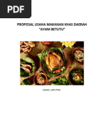 PROPOSAL USAHA Mie Ayam | PDF