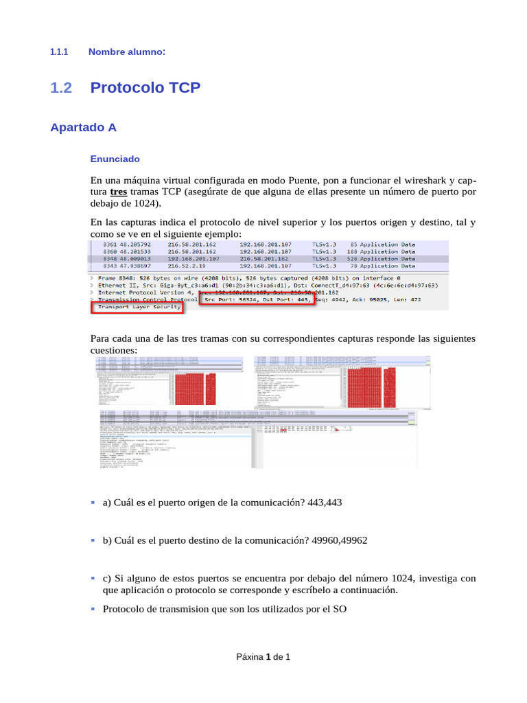 tcp listo | PDF