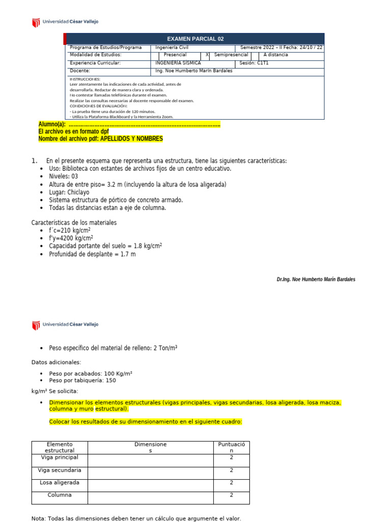 Practica 02 UCV II Sismica | PDF