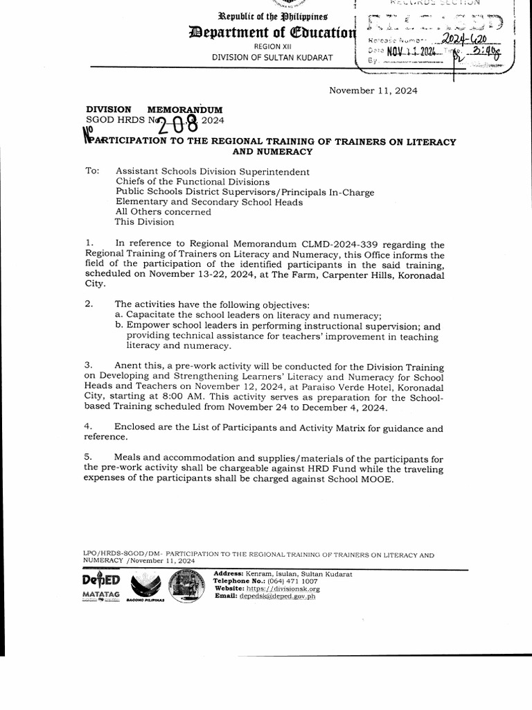 Dm-Sgod-Hrds No. 208, S. 2024 | PDF