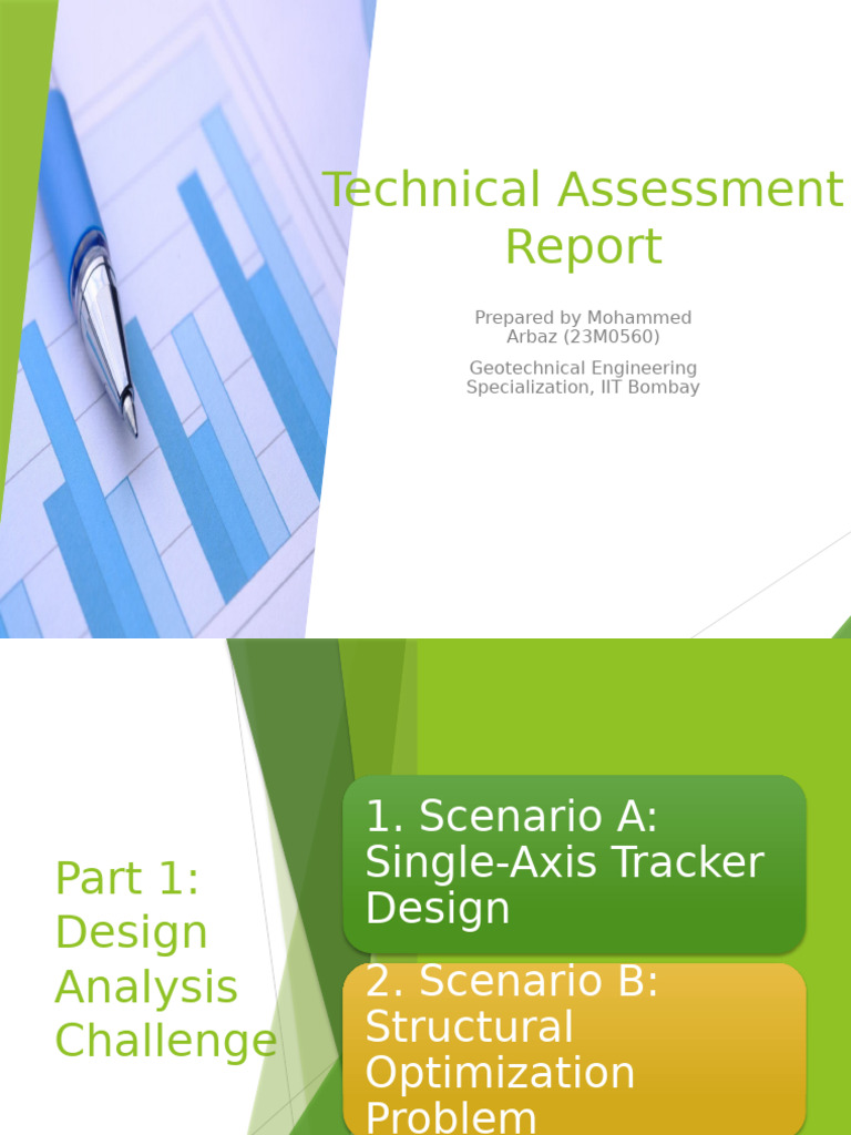 Technical Assessment Presentation Mohammed Arbaz 23m0560 | PDF | Deep Foundation | Foundation ...