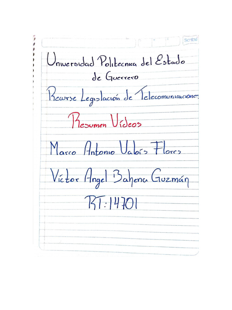 Resumen Videos 0 | PDF