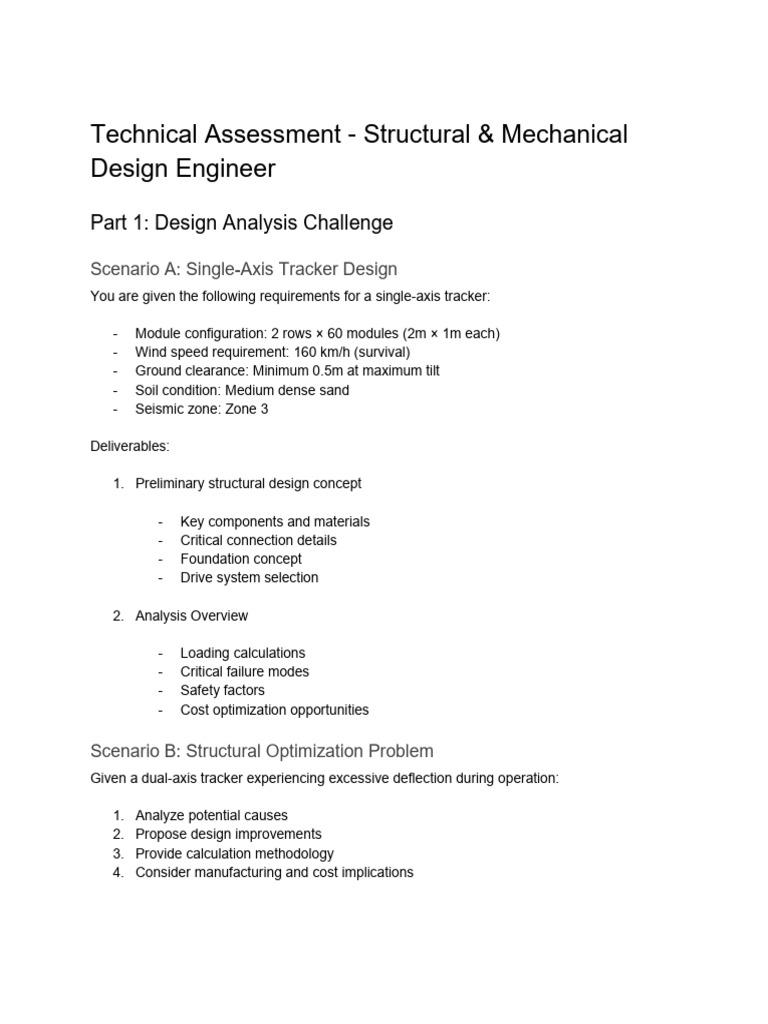 Structural Mechanical Design Engineer | PDF