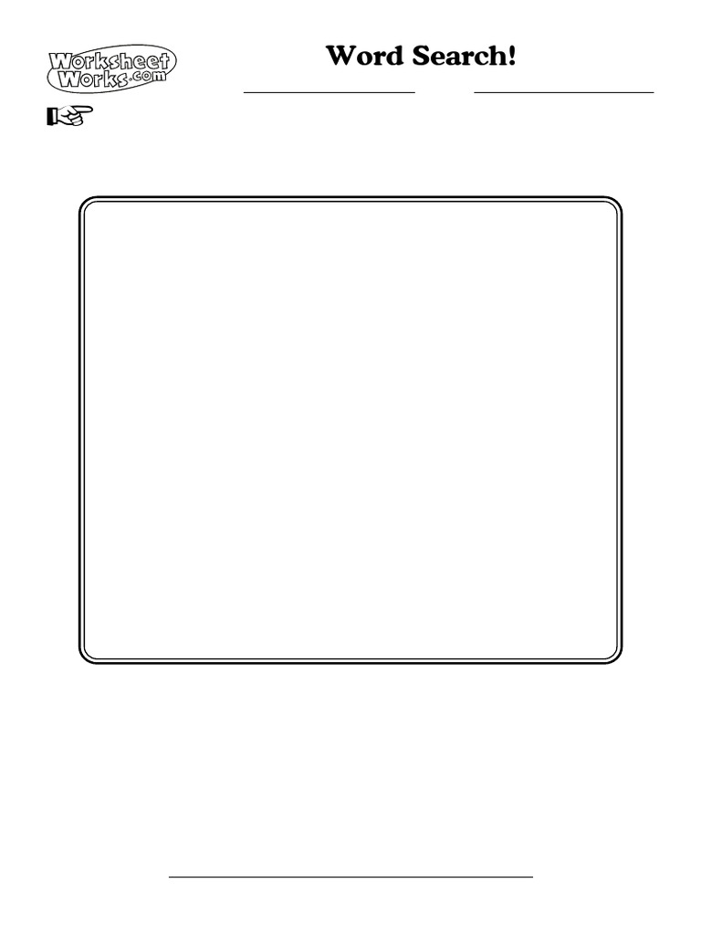 WorksheetWorks Word Search 1 | PDF