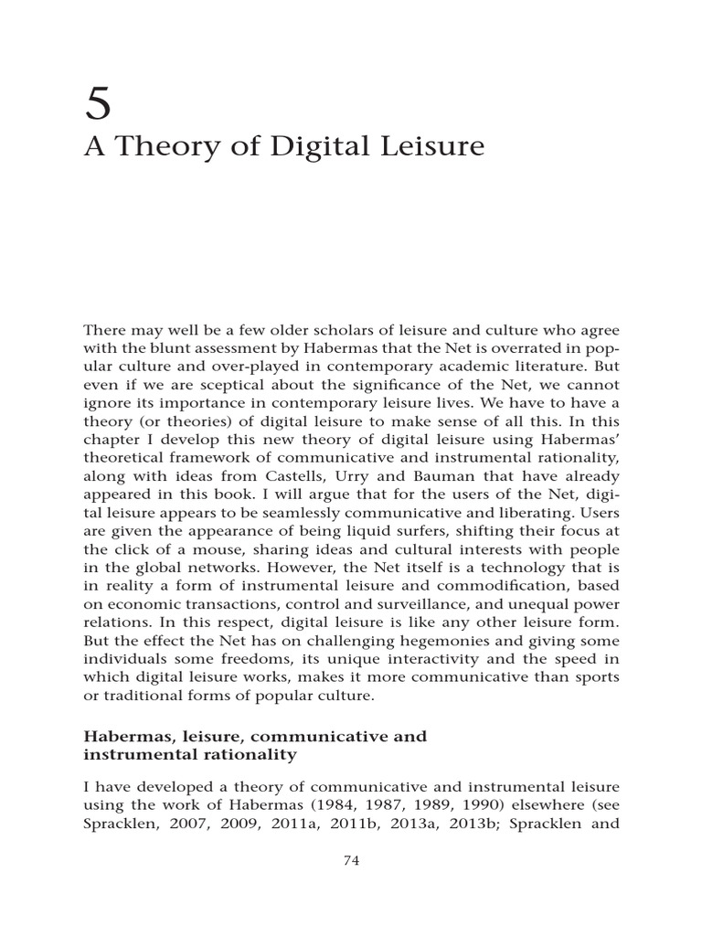 Karl - Spracklen Digital - Leisure | PDF