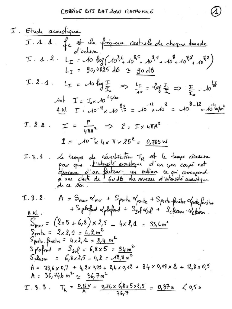 Physique - Corrigé | PDF