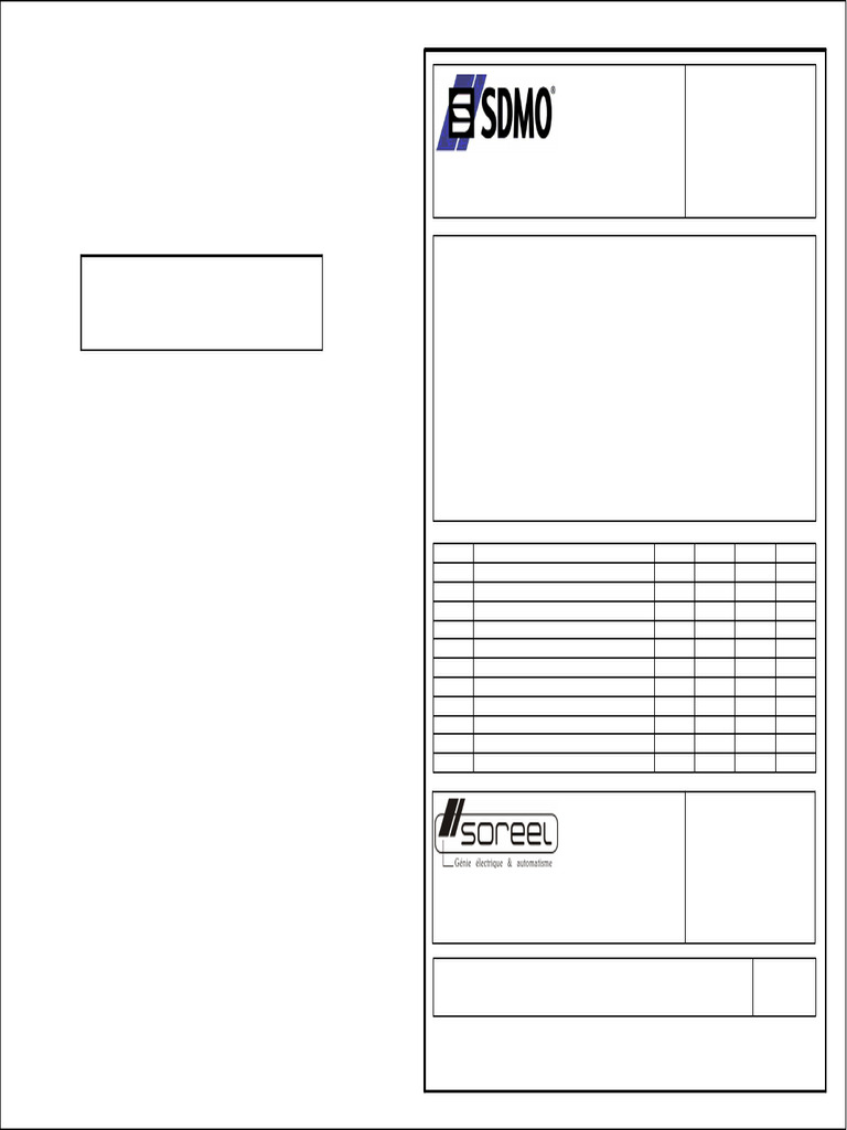 Manual Eléctrico SDMO | PDF