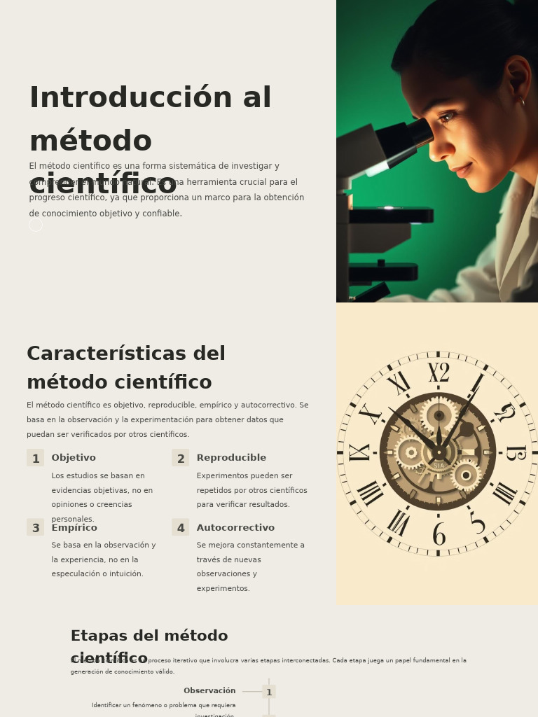 Introduccion Al Metodo Cientifico | PDF | Experimentar | Método científico