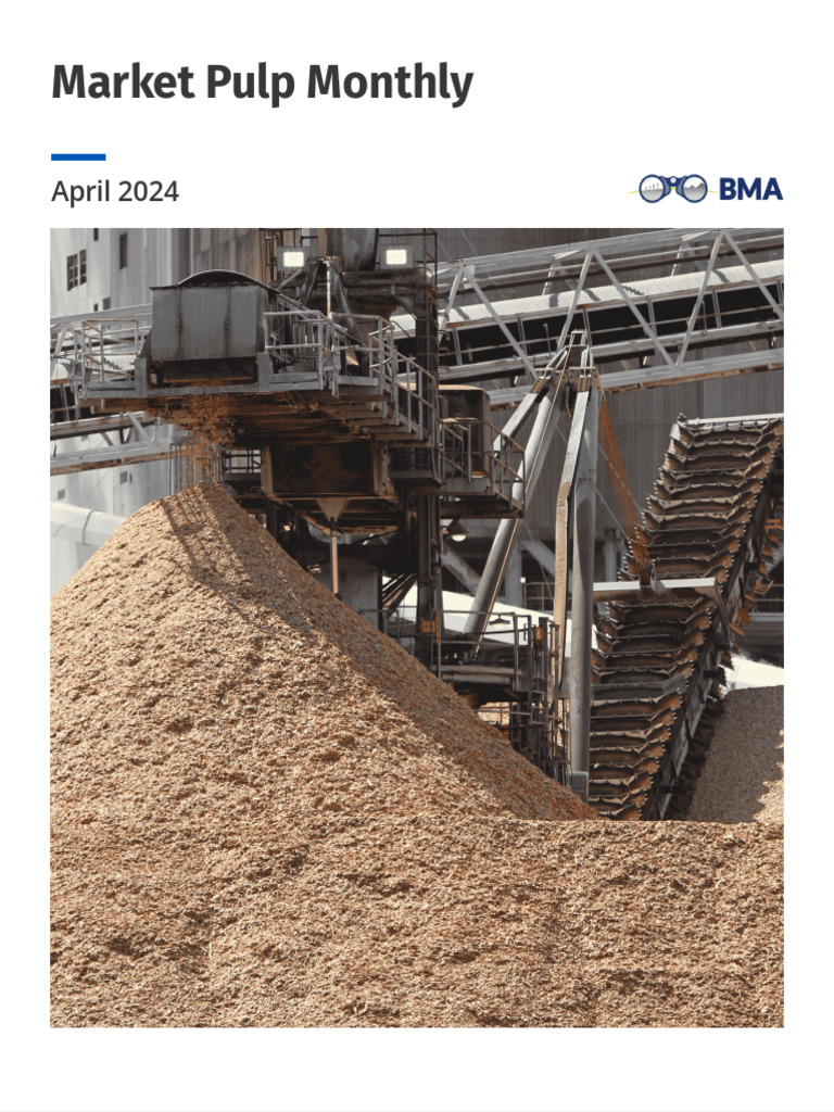 Market Pulp Monthly Apr 2024 | PDF | Pulp (Paper) | Paper