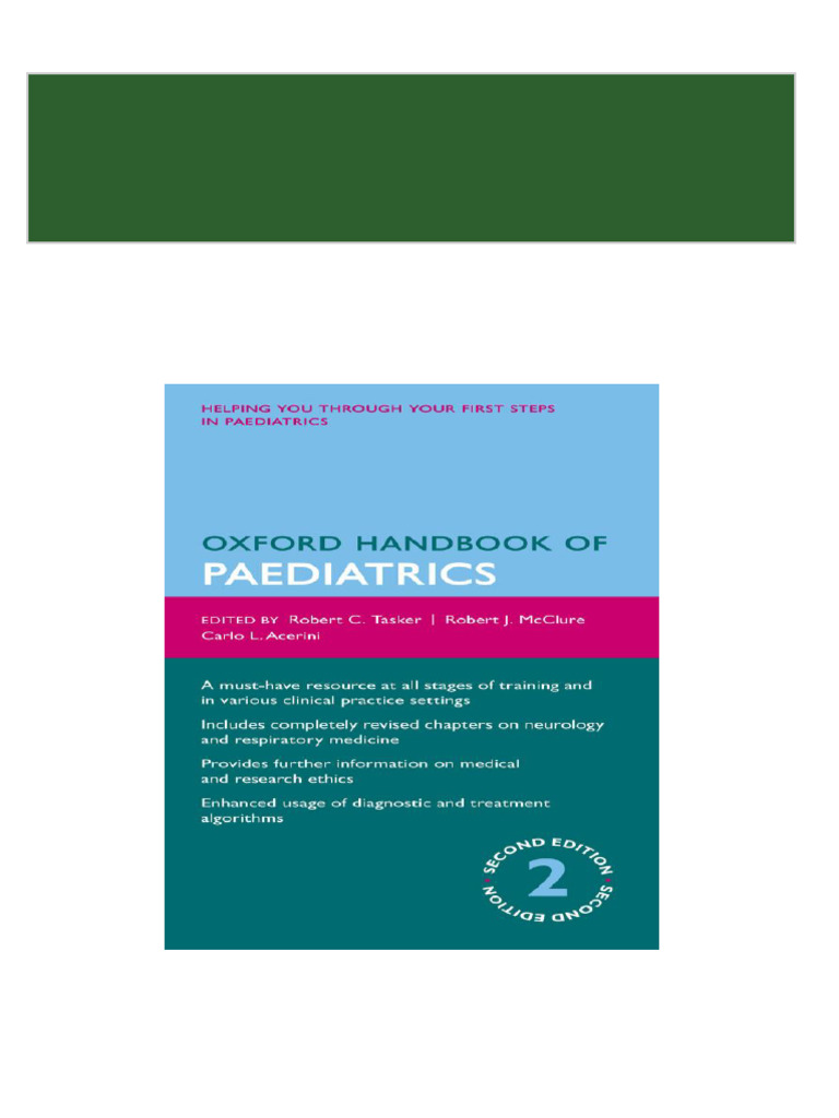 Oxford Handbook of Paediatrics 2nd Edition | PDF | Weaving