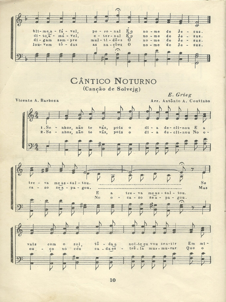 Cântico Noturno | PDF