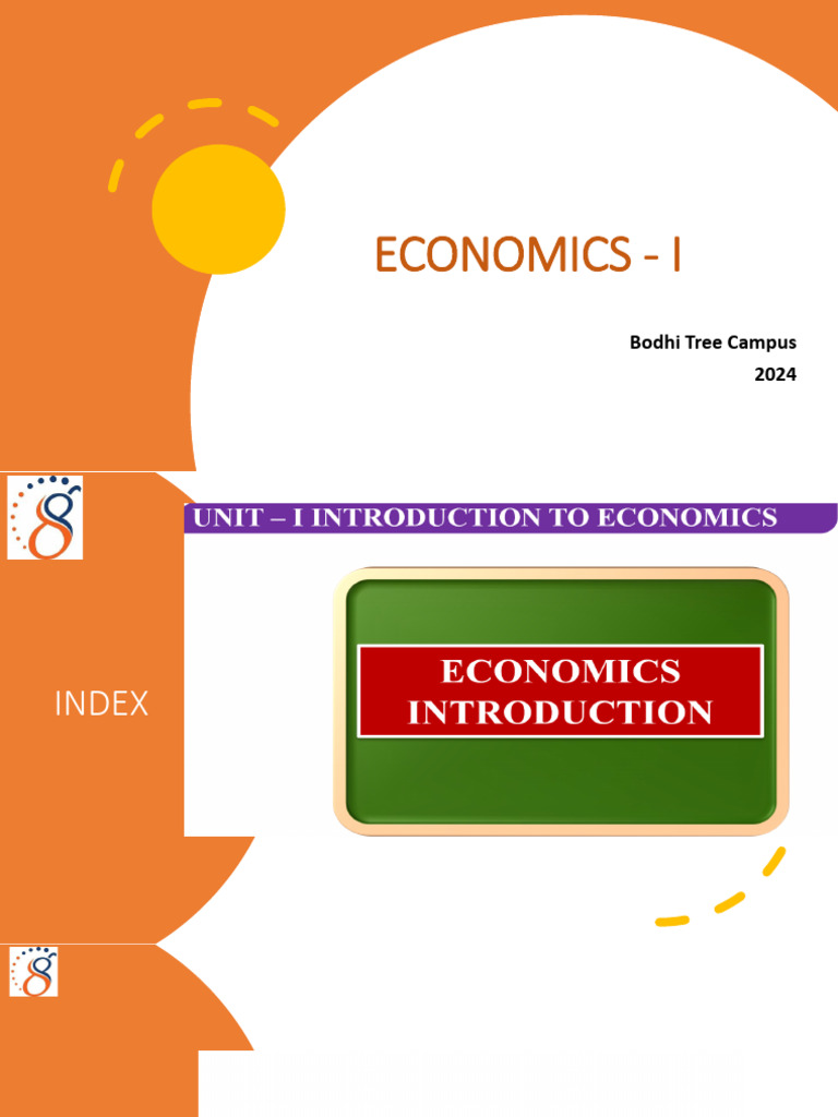 Economics Intro - 1 St Year PDF | PDF