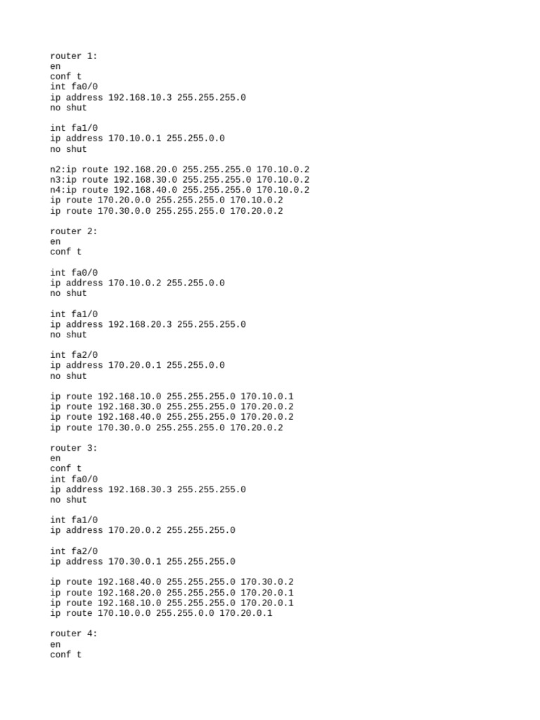 For 4 Static Ip | PDF