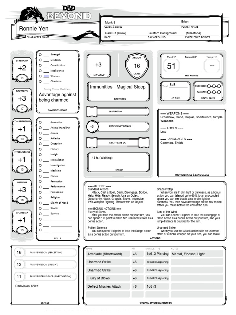 Ronnie-Yen | PDF | Role Playing Games