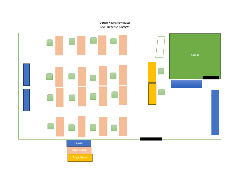 Denah Ruang Komputer | PDF
