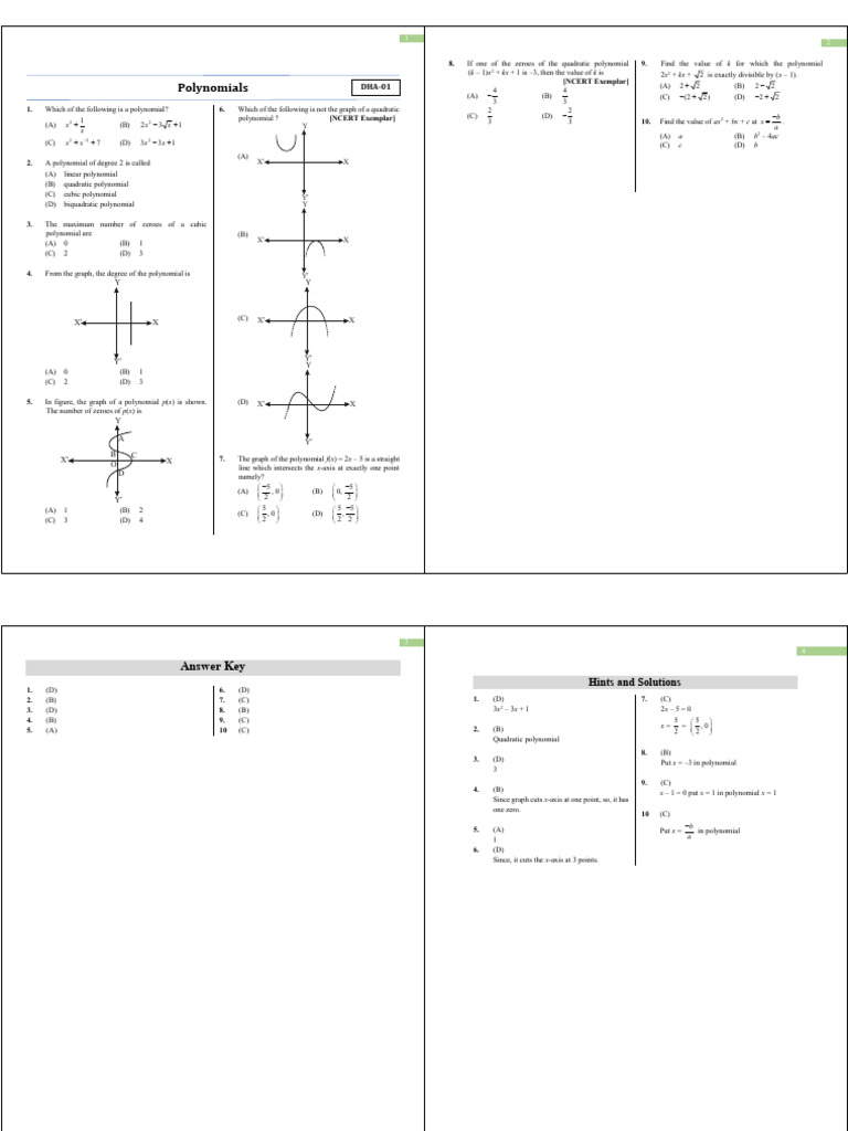 Polynomials - Daily Home Assignment 01 | PDF | Polynomial | Algorithms