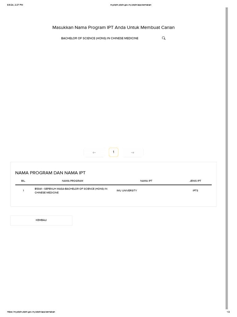 Myptptn - Ptptn.gov - My PTPTN App Semakan | PDF