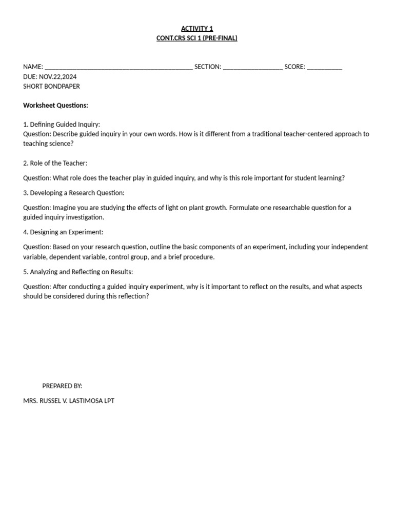 ACTIVITY-1-CONT.CRS-SCI-1-WORKSHEET-1 | PDF