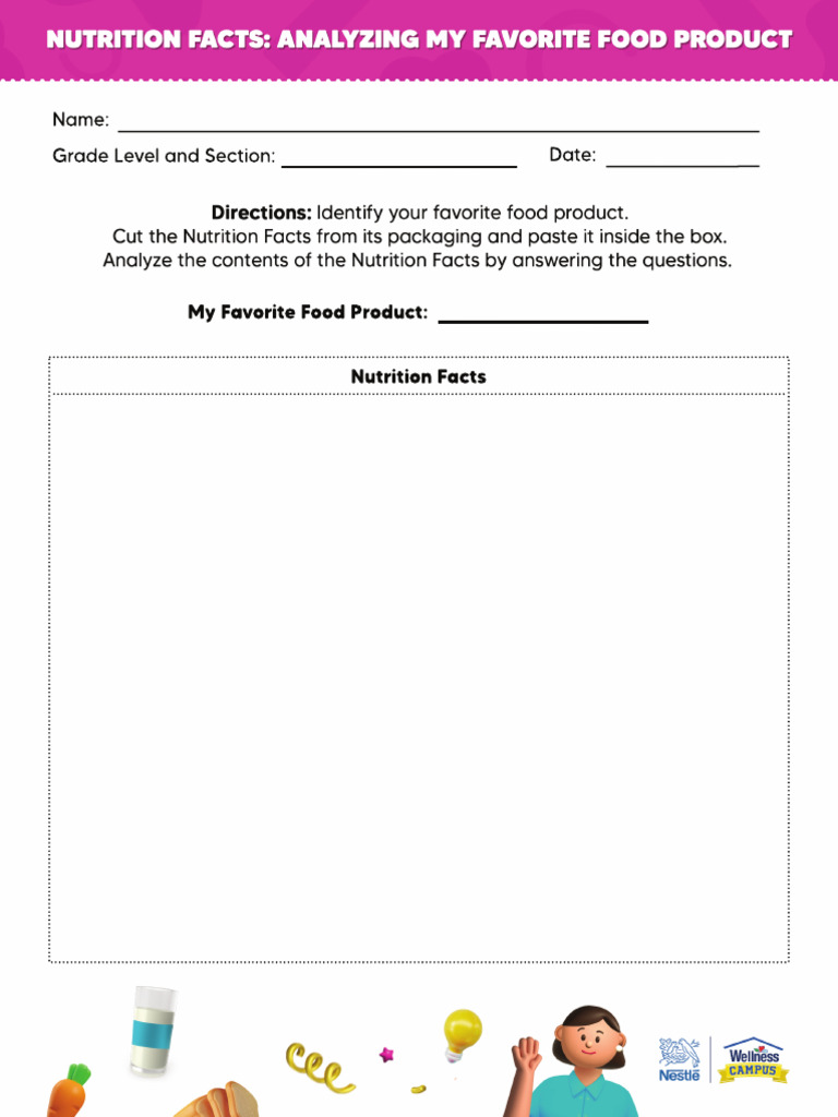 NWC Worksheet - Grade 9 | PDF
