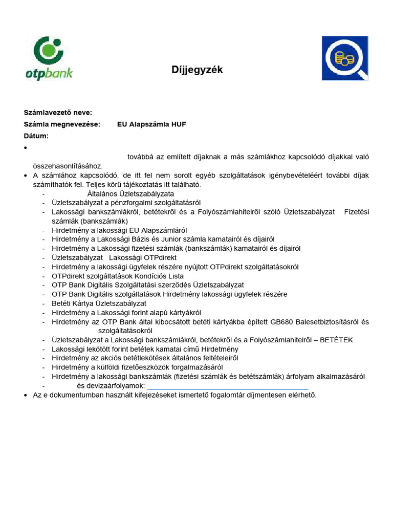 Dijjegyzek EU Alapszamla 20240520 | PDF