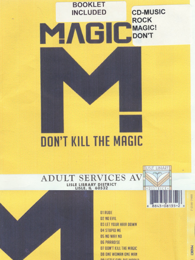 CD - Dont Kill The Magic - Magic | PDF | Musicians | Pop Music