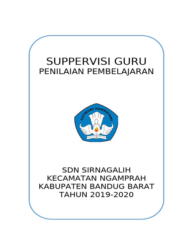 Instrumen Supervisi Guru | PDF