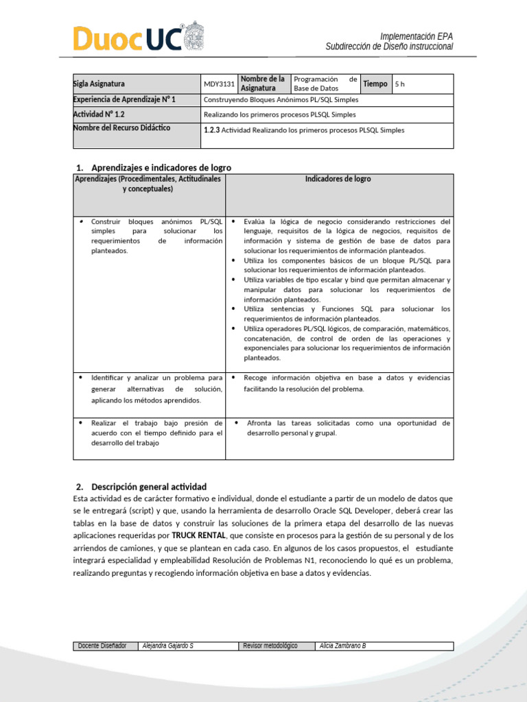 PL/SQL para Gestión de Arriendos | PDF | SQL | Business