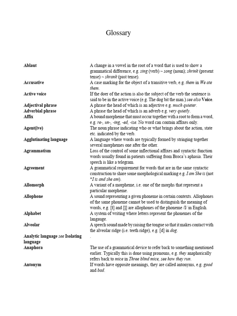 Francis Katamba English Words-68 | PDF | Word | Verb