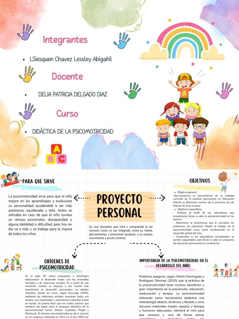Organizador Gráfico Proyecto Doodle Multicolor | PDF | Sicología ...