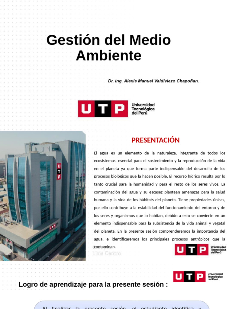 S07 - S1-Material Recurso Agua - Proceso de Contaminación Del Agua Superficial y Subterránea ...