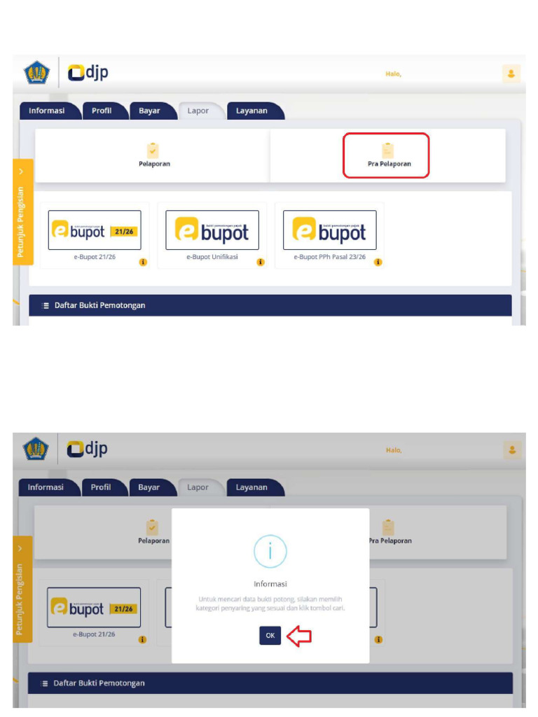 Tutorial Unduh Bupot Unifikasi | PDF