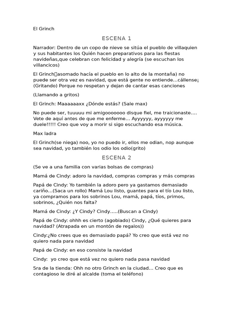 Documento (1) (2) - 1 | PDF | Navidad | Dr. Seuss