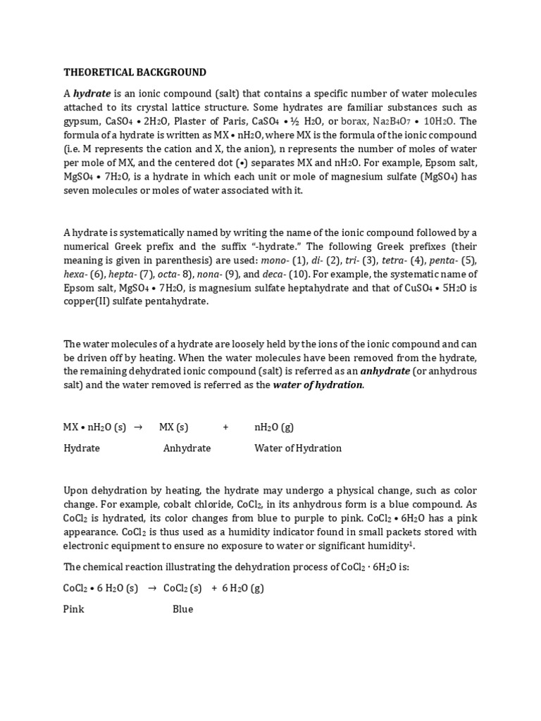 Theoretical Background 3 | PDF | Chemical Compounds | Materials Theoretical Background 3 | PDF | Chemical Compounds | Materials