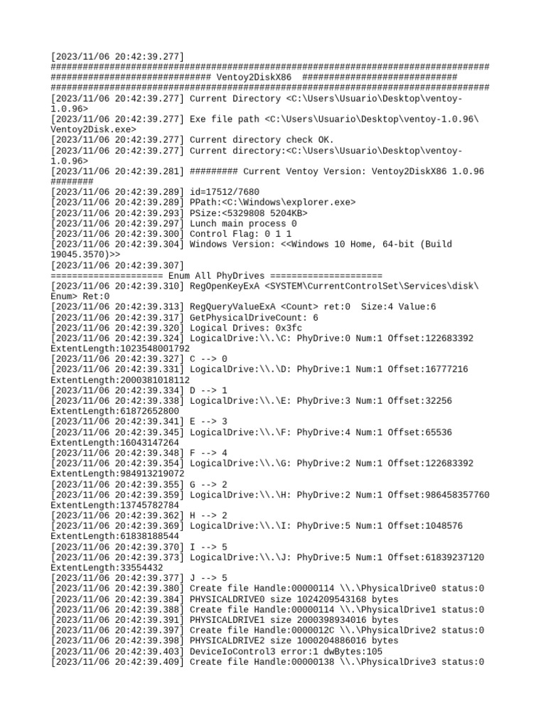 log | PDF | Software | Operating System Technology