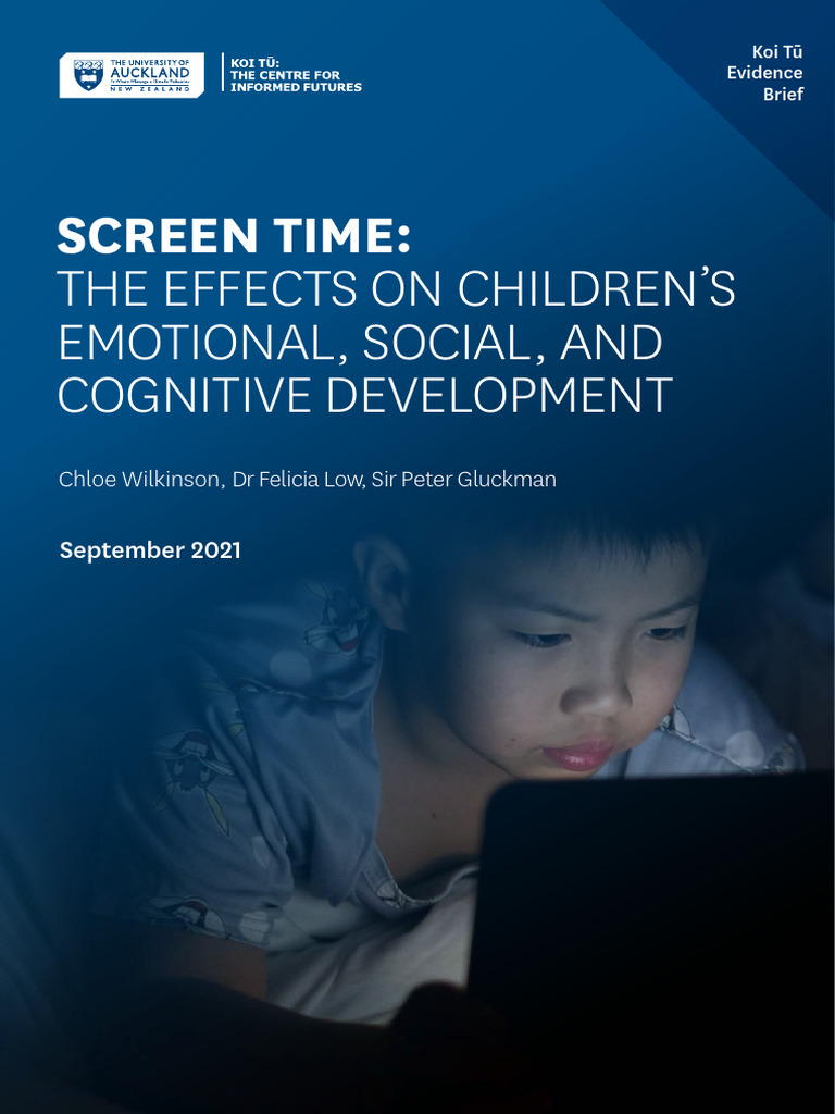 Screen Time Impact on Child Development | PDF